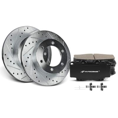 China Front Drilled Rotors & Ceramic Brake Pads for Toyota Tacoma 1999-2004 for sale