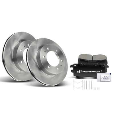 China Front Disc Brake Rotors & Ceramic Brake Pads for Hummer H3 2006-2010 for sale