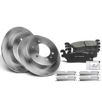 China Rear Disc Brake Rotors & Ceramic Brake Pads for Hummer H3 06-10 H3T 09-10 for sale