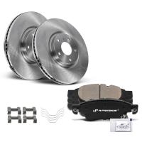 China Front Disc Brake Rotors & Ceramic Brake Pads for INFINITI G35 2007-2008 G37 Q60 for sale
