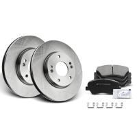 China Front Disc Brake Rotors & Ceramic Brake Pads for Hyundai Elantra Veloster Kia for sale
