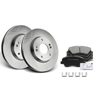 China Front Disc Brake Rotors & Ceramic Brake Pads for Hyundai Elantra Veloster Kia for sale