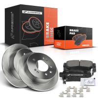 China Rear Disc Brake Rotors & Ceramic Brake Pads for Hyundai Elantra 2007-2010 for sale