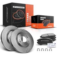 China Front Disc Brake Rotors & Ceramic Brake Pads for Hyundai Sonata Tiburon Kia Soul for sale