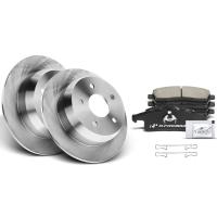 China Rear Disc Brake Rotors & Ceramic Brake Pads for Jeep Grand Cherokee 1999-2004 for sale