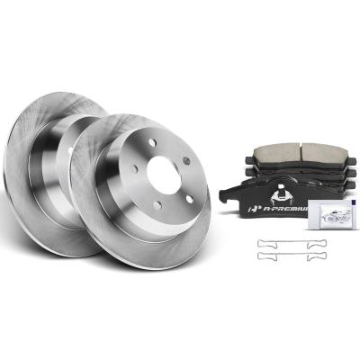 China Rear Disc Brake Rotors & Ceramic Brake Pads for Jeep Grand Cherokee 1999-2004 for sale