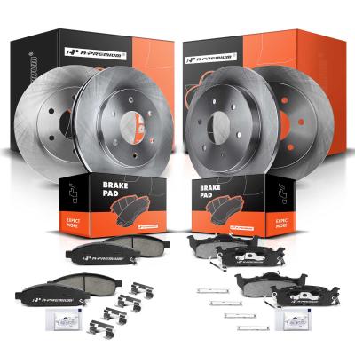 China Front & Rear Disc Brake Rotors & Ceramic Brake Pads for INFINITI QX56 Nissan for sale