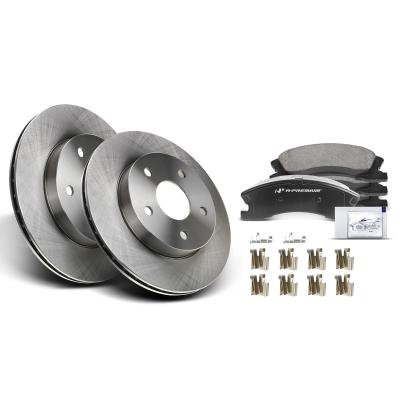 China Front Disc Brake Rotors & Ceramic Brake Pads for Jeep Grand Cherokee 1999-2004 for sale