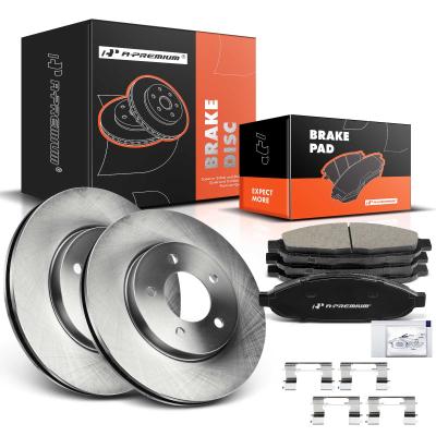 China Front Disc Brake Rotors & Ceramic Brake Pads for Chrysler Pacifica 2004-2008 for sale