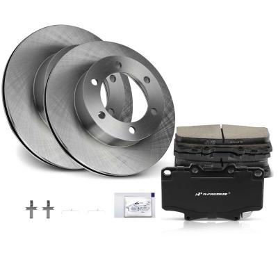 China Front Disc Brake Rotors & Ceramic Brake Pads for Toyota 4Runner 1996-2002 Tacoma for sale