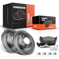 China Rear Disc Brake Rotors & Ceramic Brake Pads for Chrysler 300M Concorde LHS Dodge for sale