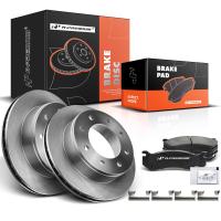China Rear Disc Brake Rotors & Ceramic Brake Pads for Chevrolet Silverado 1500 HD GMC for sale
