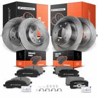 China Front & Rear Disc Brake Rotors & Ceramic Brake Pads for Chrysler 200 Jeep for sale