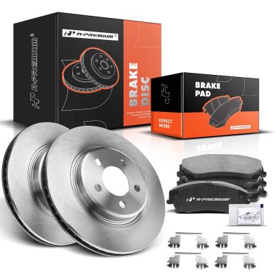 China Front Disc Brake Rotors & Ceramic Brake Pads for Chrysler 300 Dodge Challenger for sale