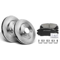 China Front Disc Brake Rotors & Ceramic Brake Pads for Chevrolet Malibu Buick LaCrosse for sale
