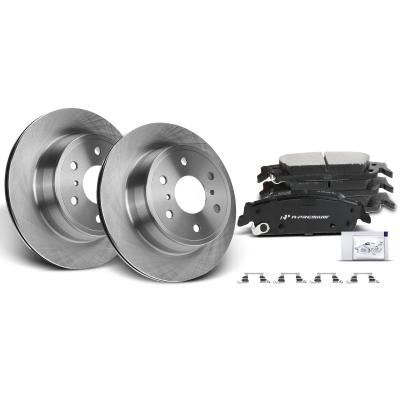 China Rear Disc Brake Rotors & Ceramic Brake Pads for Chevrolet Silverado 1500 LD GMC for sale