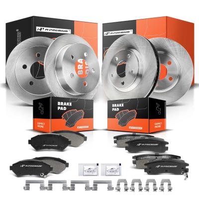 China Front & Rear Disc Brake Rotors & Ceramic Brake Pads for Chevrolet Impala Olds for sale