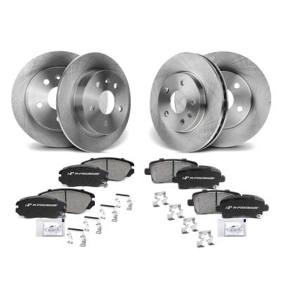 China Front & Rear Disc Brake Rotors & Ceramic Brake Pads for Chevrolet Malibu Buick for sale