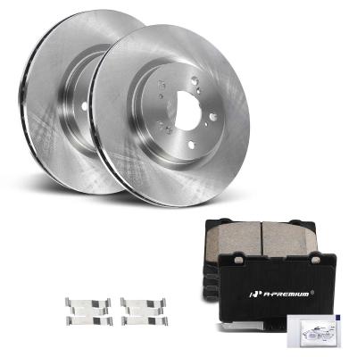 China Front Disc Brake Rotors & Ceramic Brake Pads for Acura RL 2005-2012 V6 3.5L 3.7L for sale