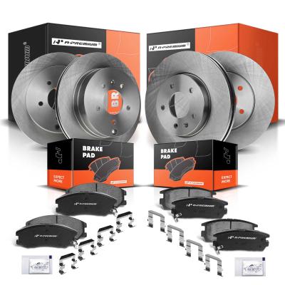 China Front & Rear Disc Brake Rotors & Ceramic Brake Pads for Chevrolet Equinox for sale