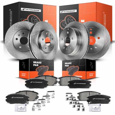 China Front & Rear Disc Brake Rotors & Ceramic Brake Pads for Chevrolet Equinox GMC for sale