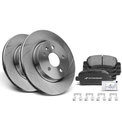 China Rear Disc Brake Rotors & Ceramic Brake Pads for Chevrolet Impala Buick LaCrosse for sale