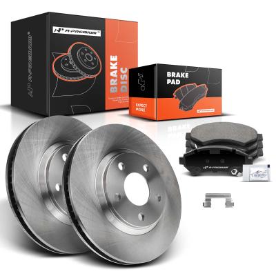 China Front Disc Brake Rotors & Ceramic Brake Pads for Chevrolet Impala Oldsmobile for sale