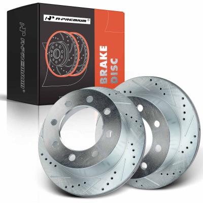 China Rear Drilled Brake Rotors for Dodge Ram 2500 Ram 3500 2001-2002 for sale