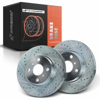 China Front Drilled Brake Rotors for Scion xA xB 2004-2006 L4 1.5L 255mm for sale