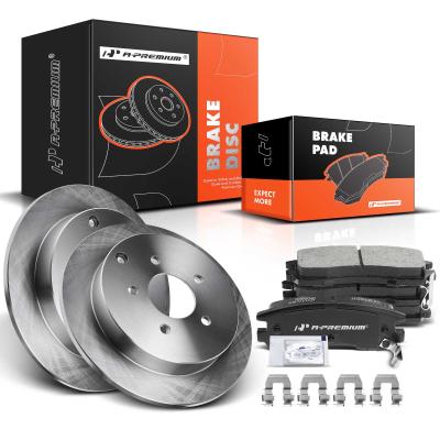 China Rear Disc Brake Rotors & Ceramic Brake Pads for Buick Rendezvous Chevrolet for sale