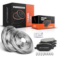 China Rear Disc Brake Rotors & Ceramic Brake Pads for Cadillac CTS 2008-2014 Chevrolet for sale