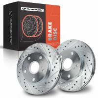 China Front Drilled Brake Rotors for Toyota Camry 1992-2001 L4 2.2L for sale