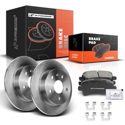China Rear Disc Brake Rotors & Ceramic Brake Pads for Buick Regal Chevrolet Malibu for sale