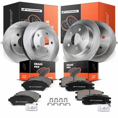China Front & Rear Disc Brake Rotors & Ceramic Brake Pads for Buick Regal 97-04 for sale
