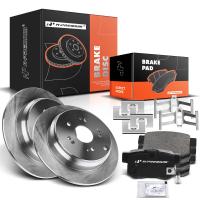 China Rear Disc Brake Rotors & Ceramic Brake Pads for Acura RDX 2007-2012 L4 2.3L for sale