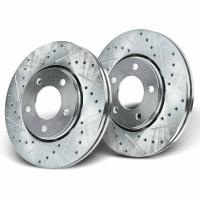 China Front Drilled Brake Rotors for Chrysler Town & Country 2003-2007 Voyager Dodge for sale