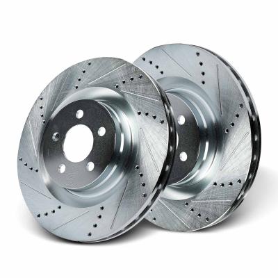 China Front Drilled Brake Rotors for Chrysler 300 Dodge Challenger Charger Magnum for sale