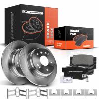 China Rear Disc Brake Rotors & Ceramic Brake Pads for Acura TL 04-08 Honda Element for sale