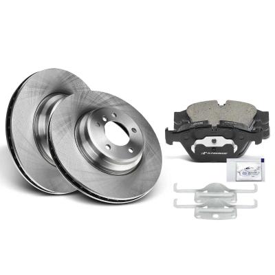 China Front Disc Brake Rotors & Ceramic Brake Pads for BMW 335d 335i 335is 335xi X1 for sale