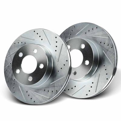 China Front Drilled Brake Rotors for Ford Ranger 2003-2011 Explorer Sport Mazda B4000 for sale