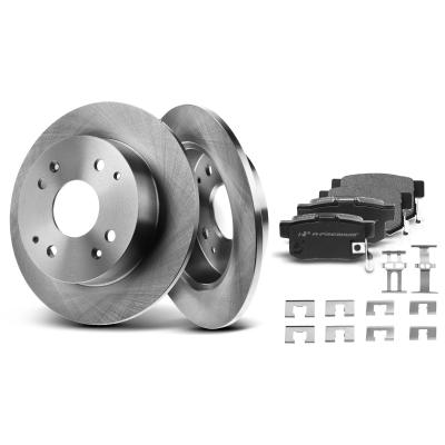 China Rear Disc Brake Rotors & Ceramic Brake Pads for Acura CL 1998-1999 Honda 2.3L for sale