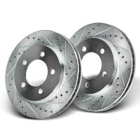 China Front Drilled Brake Rotors for Ford Expedition 1997-2002 Lincoln Navigator 4WD for sale
