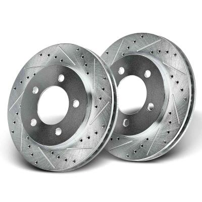 China Front Drilled Brake Rotors for Ford Expedition 1997-2002 Lincoln Navigator 4WD for sale