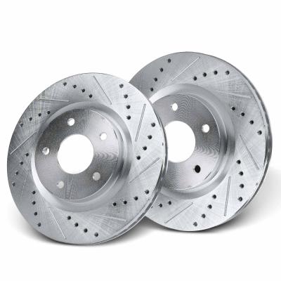 China Front Drilled Brake Rotors for Nissan Juke 2011-2017 Sentra 2017-2019 for sale