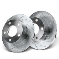 China Rear Drilled Brake Rotors for Audi 100 A6 Quattro S6 Volkswagen Passat for sale