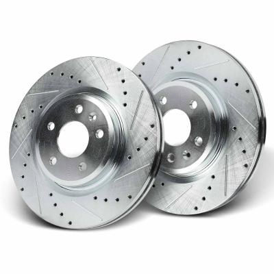 China Front Drilled Brake Rotors for Ford Explorer 2011-2019 Flex Lincoln for sale