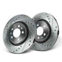 China Front Drilled Brake Rotors for Volkswagen Beetle 1998-2010 Golf Jetta for sale