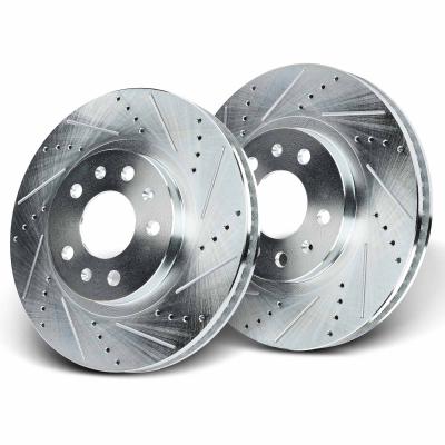 China Front Drilled Brake Rotors for Cadillac CTS 2003-2007 for sale