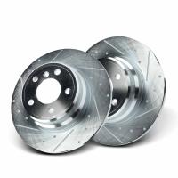 China Rear Drilled Brake Rotors for BMW X5 2000-2006 L6 3.0L V8 4.4L for sale