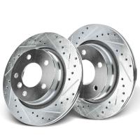 China Rear Drilled Brake Rotors for BMW E46 323Ci 2000 323i 325Ci 328i 328Ci for sale